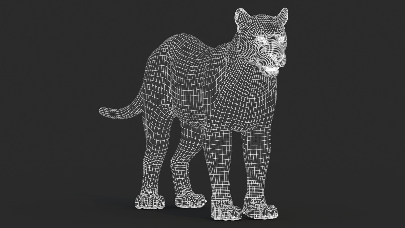 Realistic Panther 3D Model for Download | PROmax3D